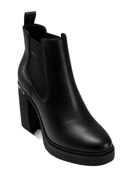 Dkny Platform Chelsea Boots - Black