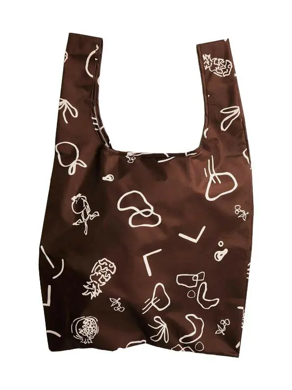 ORIGINAL DUCKHEAD Printed Tote - Chocolate Fruits & Shapes