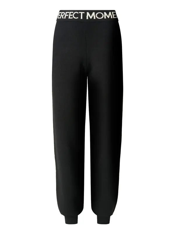 Perfect Moment La Tour Merino Wool Jogger Pant - Black