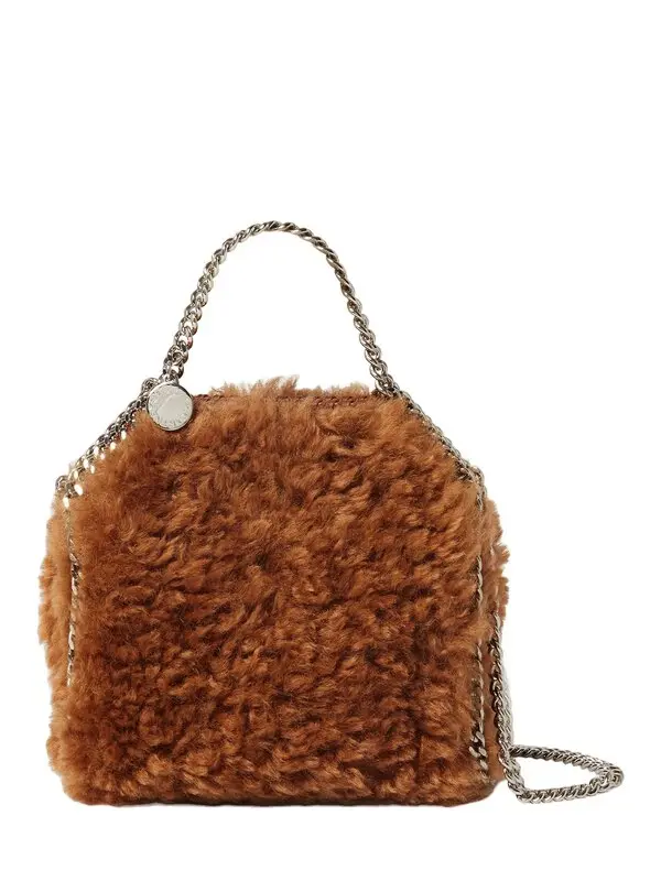 Stella McCartney Falabella Plush Mini Tote Bag - Ginger