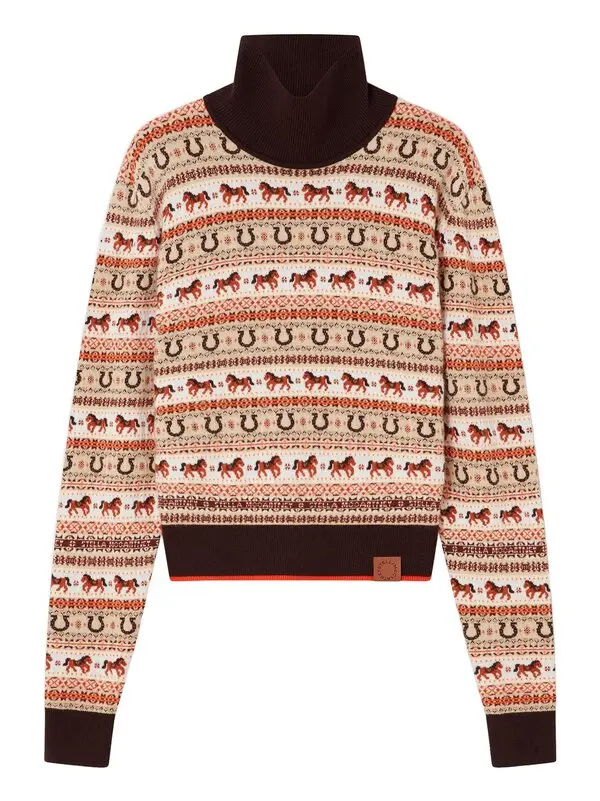 Stella McCartney Wool Turtleneck - Fair Isle
