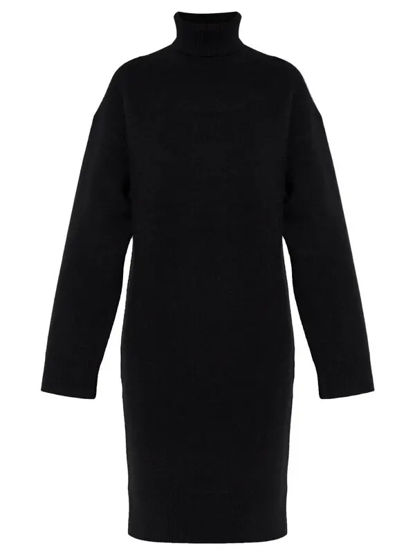 TOTÊME Turtleneck Knit Dress - Black