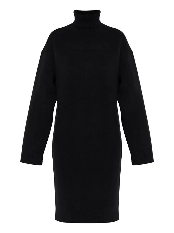 TOTEME Turtleneck Knit Dress - Black