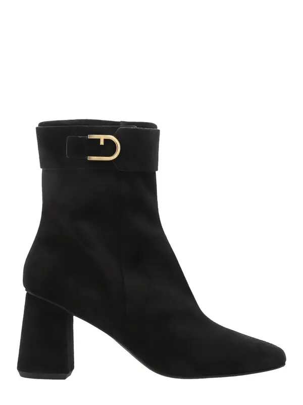 Furla Heeled Ankle Boots - Black
