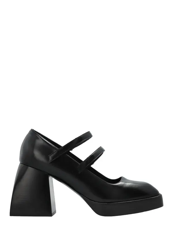 NODALETO Heeled Mary Jane Shoes - Black