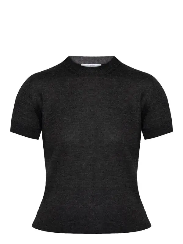 Givenchy Fitted Cashmere Top - Grey