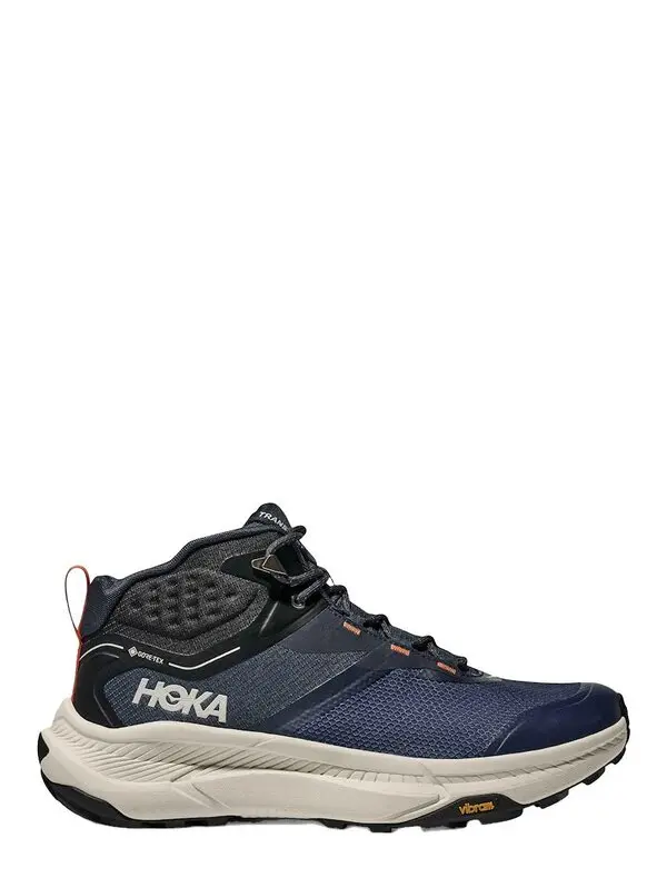 Hoka One One Transport Hike Gore-tex - Varsity Navy Blue/truffle Salt