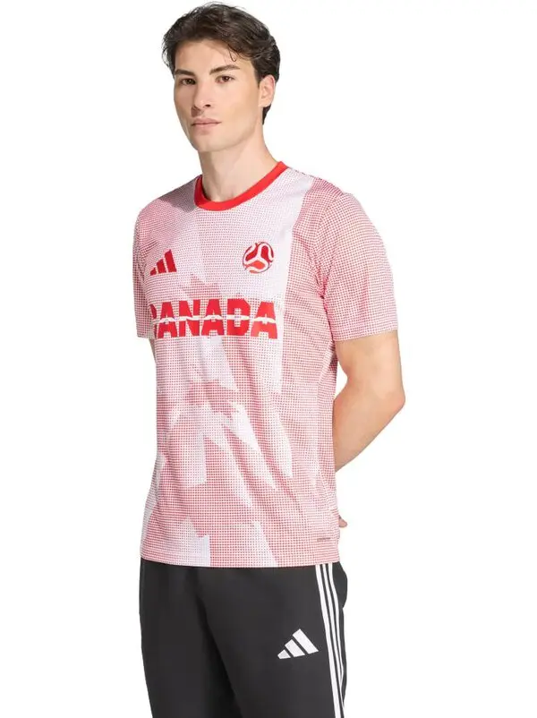 Adidas Canada Fifa World Cup 2026 Jersey - White / Vivid Red
