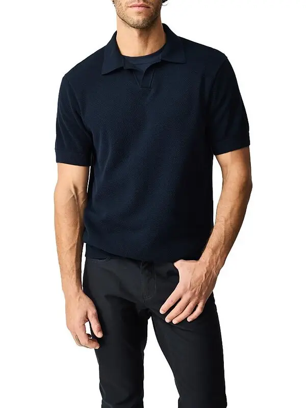 Rodd & Gunn Avalon Knit Polo Shirt - Eclipse