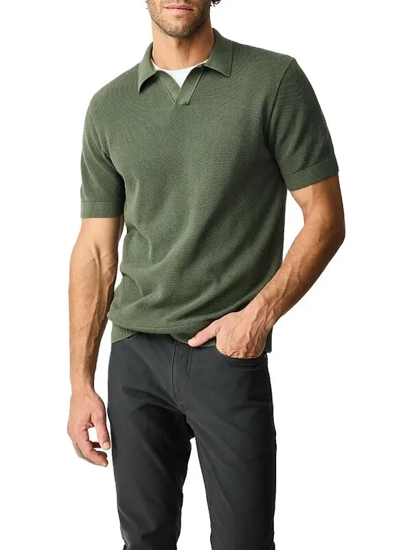 Rodd & Gunn Avalon Knit Polo Shirt - Forest