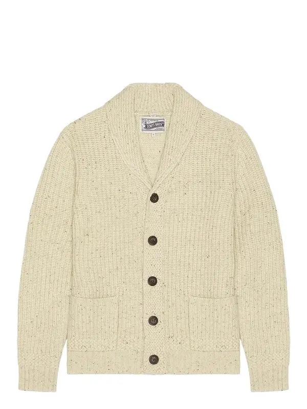 SCHOTT Donegal Cardigan - Off White