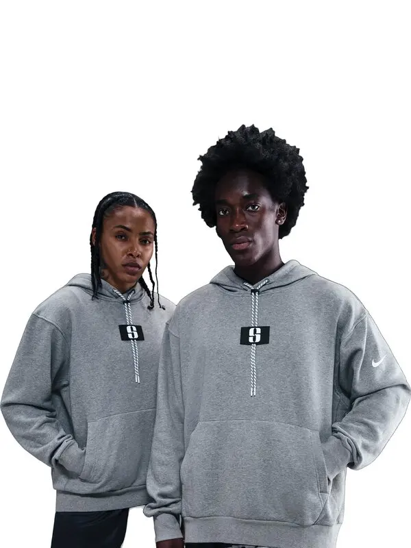 Nike Sabrina Fleece Basketball Hoodie - Grey