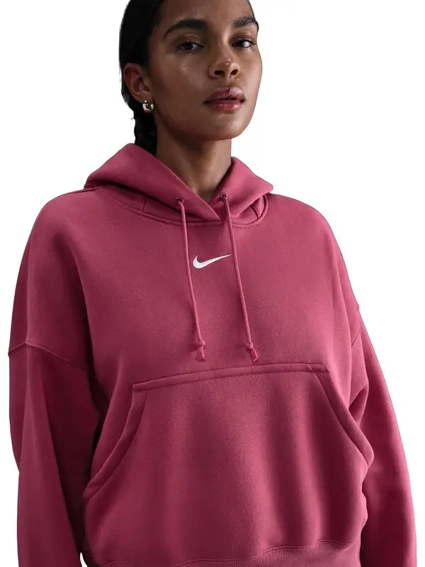 Nike Sportswear Phoenix Fleece Over-oversized Pullover Hoodie - Purple