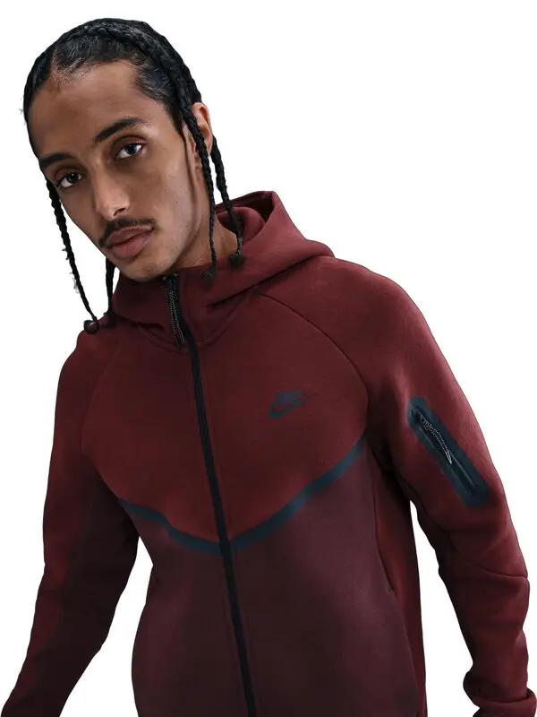 Nike Tech Fleece Windrunner Full-zip Jacket - Red