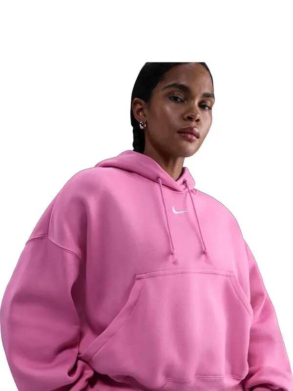 Nike Sportswear Phoenix Fleece Over-oversized Pullover Hoodie - Pink