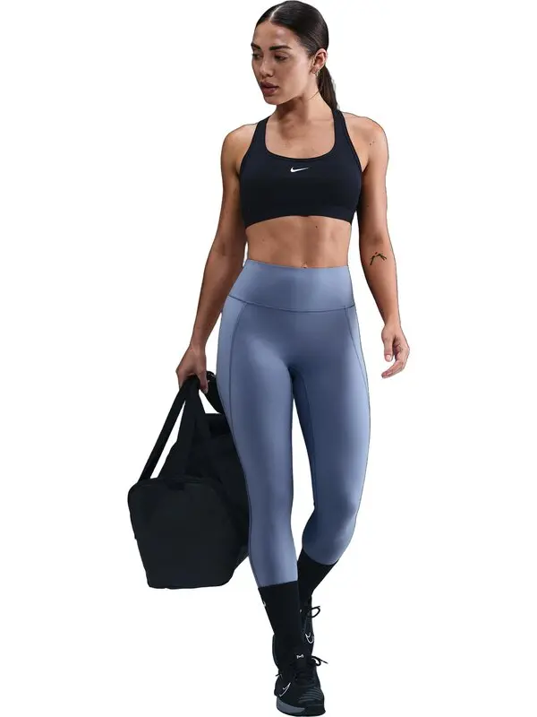 Nike Universa High-waisted 7/8 Leggings With No Front Seam - Blue