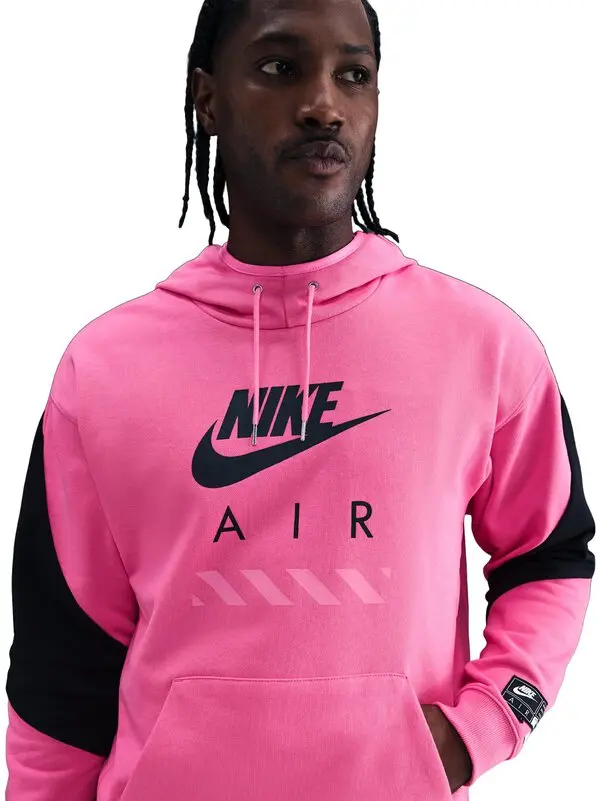 Nike Air Fleece Pullover Hoodie - Pink