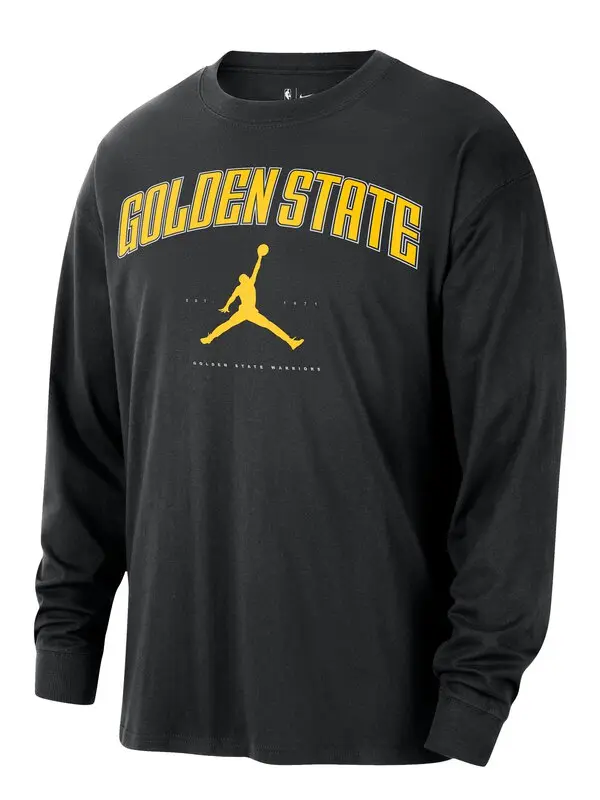 JORDAN Golden State Warriors Essential Nba Long-sleeve T-shirt - Black