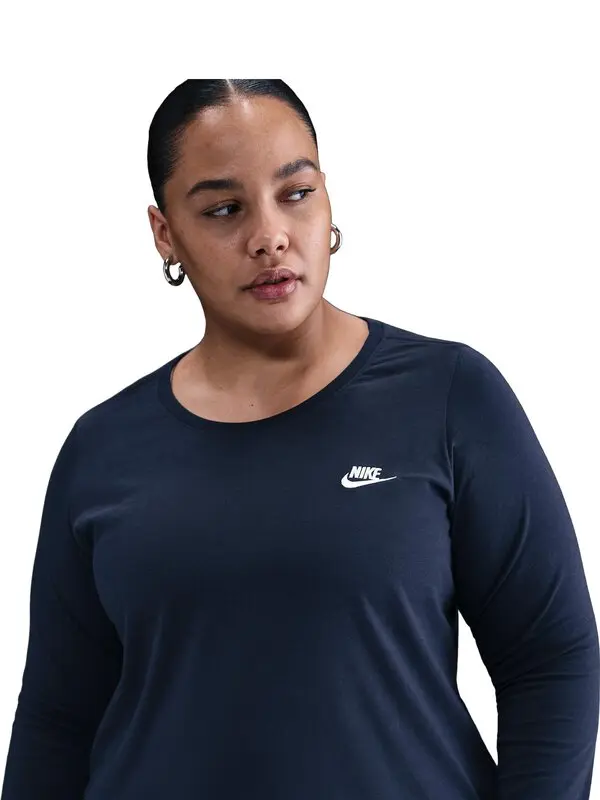 Nike Sportswear Club Long-sleeve T-shirt - Blue