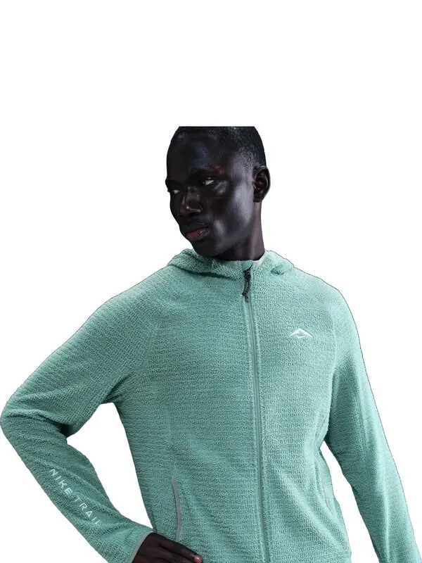 Nike Trail Dri-fit Fleece Running Jacket - Green