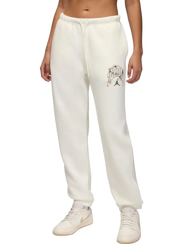 JORDAN Brooklyn Fleece Realtree Pants - White