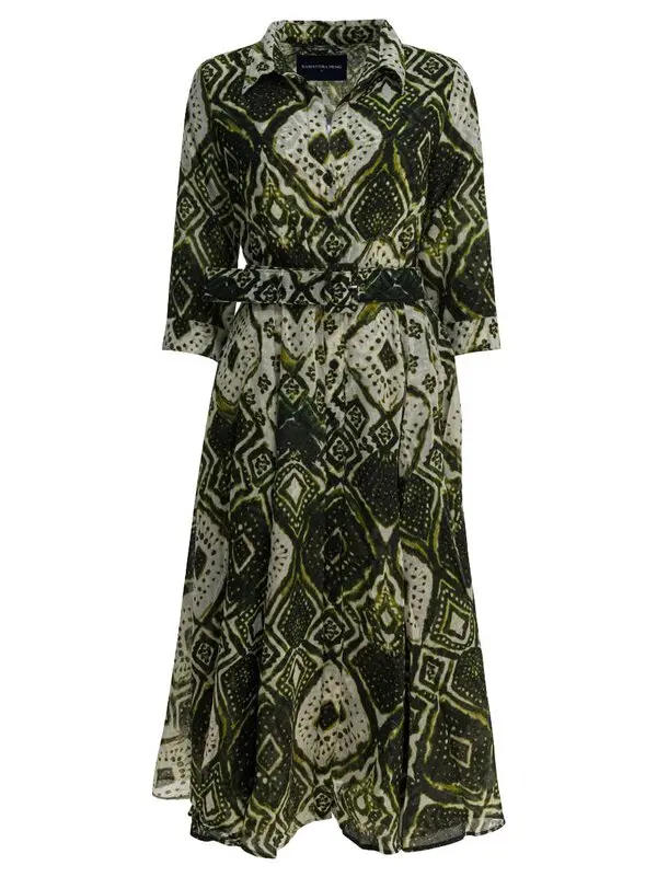 Samantha Sung Long Dress - Green