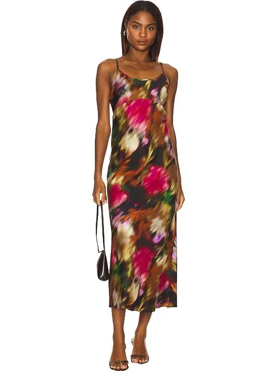 Lna Josie Slip Dress - Blurred Floral