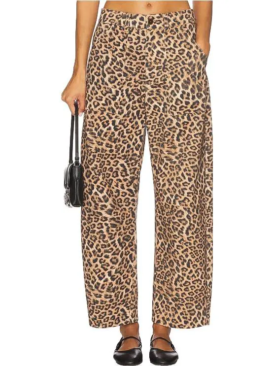 Lna Cross Creek Print Pant - Leopard