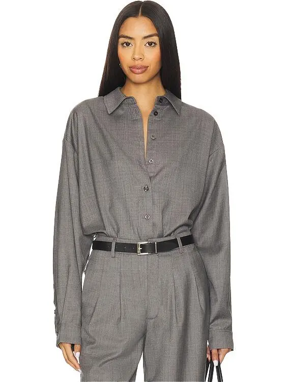 GESTUZ Zeffy Shirt - Dark Grey