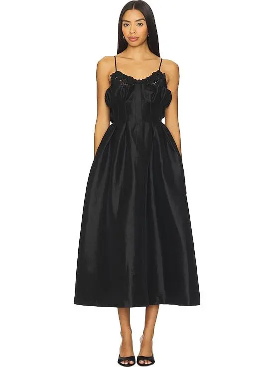 KIKA VARGAS Theresa Dress - Black