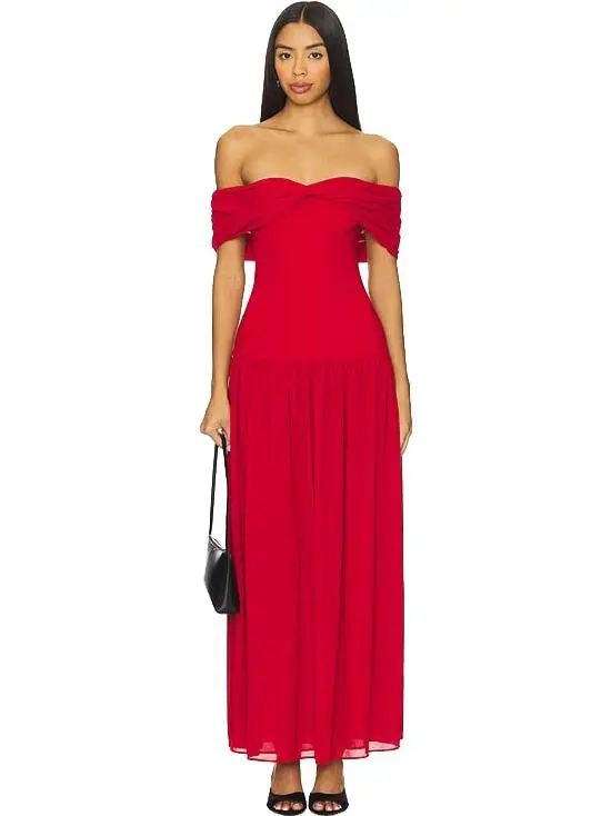 LOVERS AND FRIENDS Blake Maxi Dress - Red