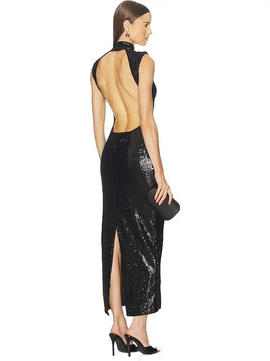 MICHAEL COSTELLO X Maeva Maxi Dress - Black