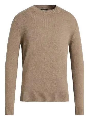 ARAGONA Crewneck Cashmere Sweater - Beige