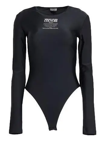 Versace Bodysuit In Polyamide And Elastane - Black