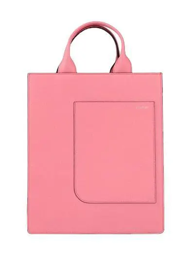 VALEXTRA Calfskin Shopper Bag - Pink