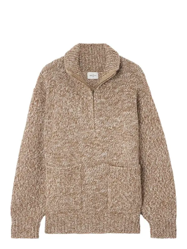 Le Kasha Nevada Cashmere Cardigan - Brown