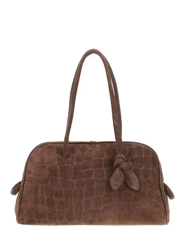 Jacquemus Tourism Bowling Bag - Brown