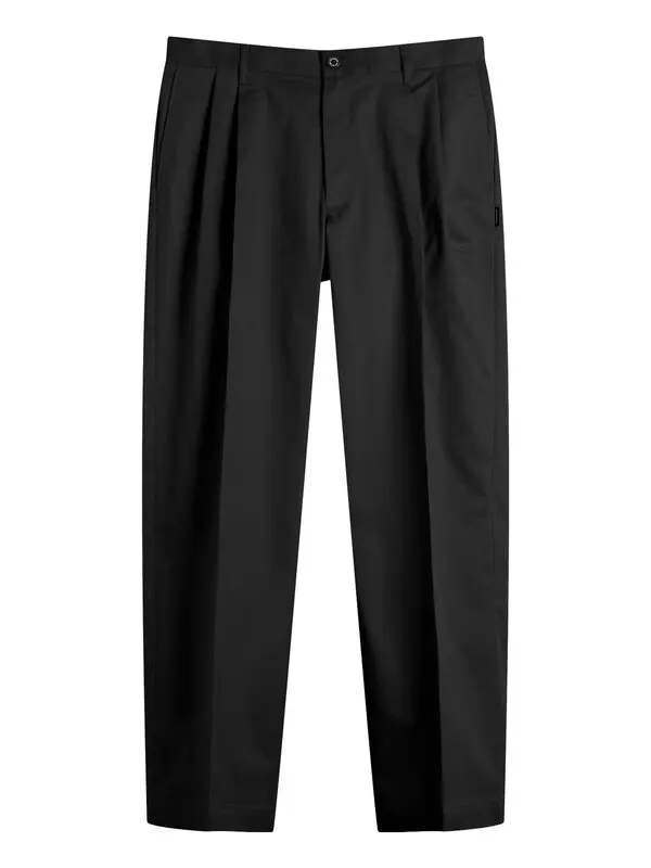 NEIGHBORHOOD Two Tuck Tapered Trousers - Black