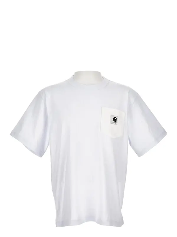 Sacai Short-sleeve T-shirt X Carhartt Wip - White