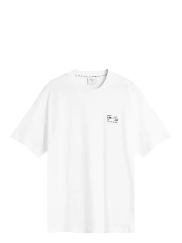 PERCIVAL Ex Libris Oversized T-shirt - White