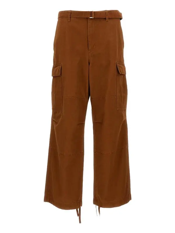 Sacai X Carhartt Wip Cargo Pants - Brown