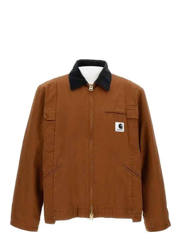Sacai Utility Jacket X Carhartt Wip - Brown