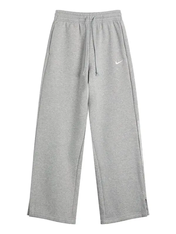 Nike Phoenix Fleece Wide Leg Sweatpants - Grey/sail