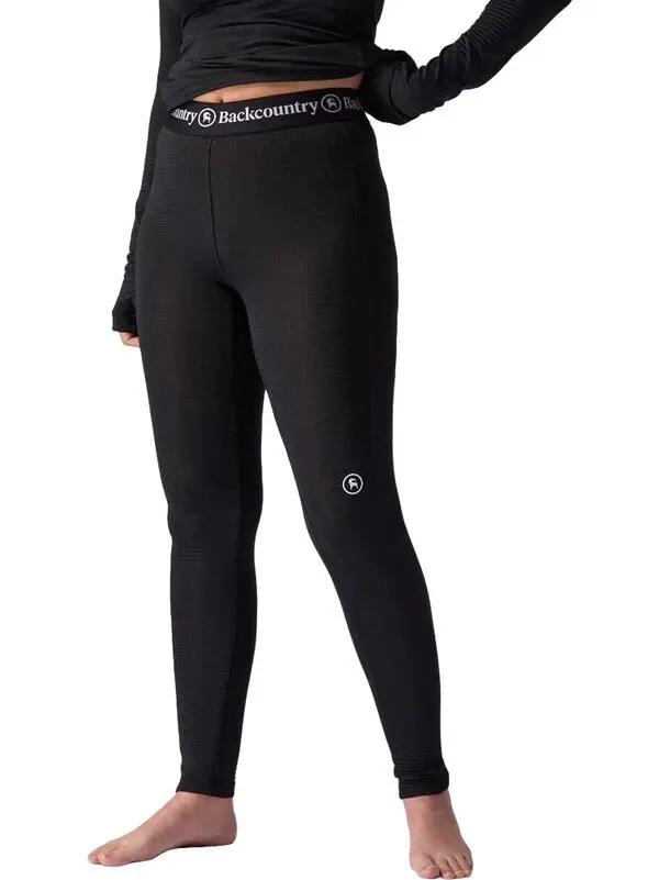 BACKCOUNTRY Pines Microgrid Ultra-lt Baselayer Bottom - Black