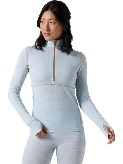 BACKCOUNTRY Pines Microgrid Ultra-lt Baselayer 1/4-zip Top - Skyride