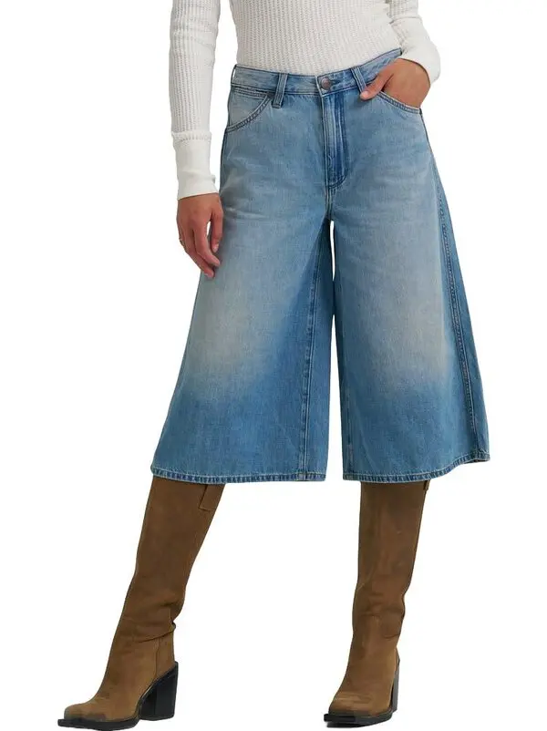 Wrangler Denim Culottes - Shimmerstone