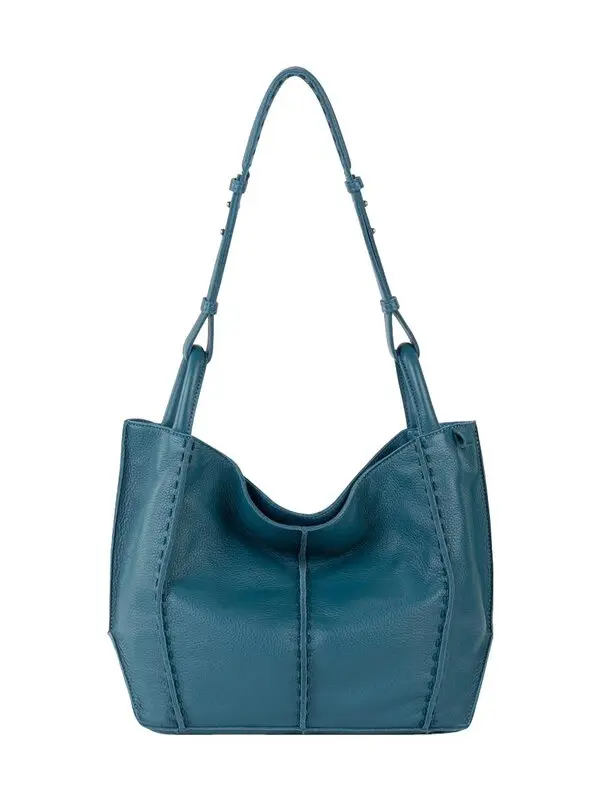 THE SAK Los Feliz Medium Leather Tote Bag - Deep Teal