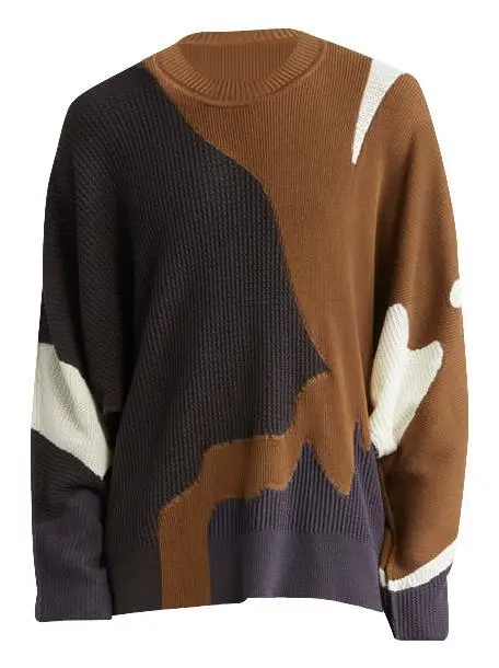 Issey Miyake Agate Wool Sweater - Brown