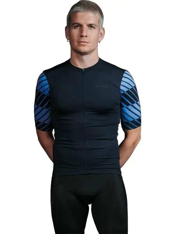 GOREWEAR Swiftride Optical Cycling Jersey - Orbit Blue/cargo Blue