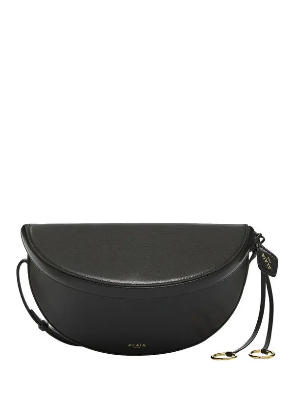 Alaïa East West Leather Belt Bag - Black